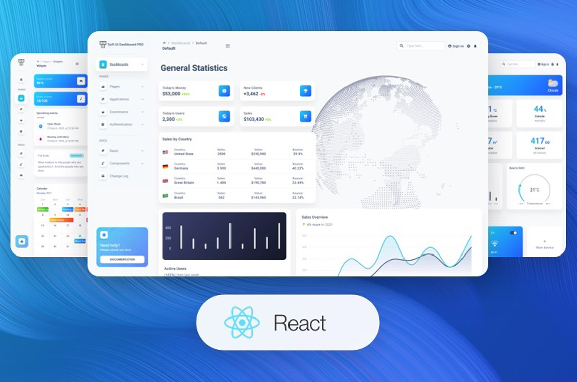 Soft UI Dashboard React Material UI Admin Template Made With React js
