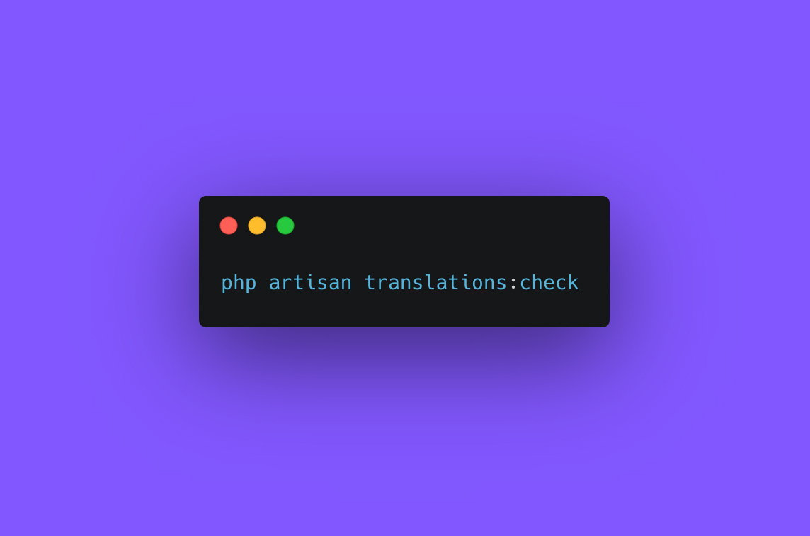 Laravel Translations Checker Check For Missing Translations Made 